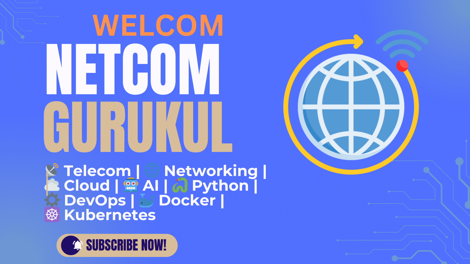 Youtube Intro Netcom Gurukul